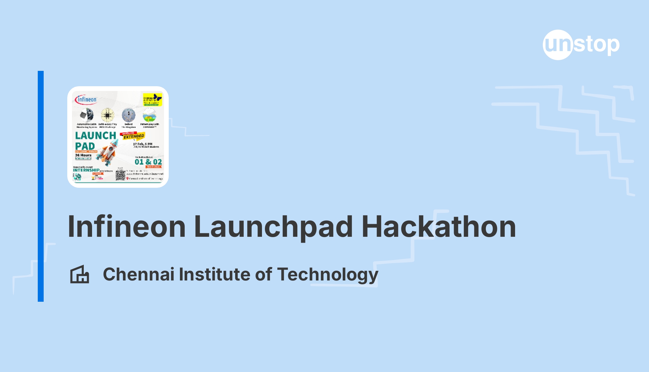 Infineon Launch Pad - 2025 // Unstop