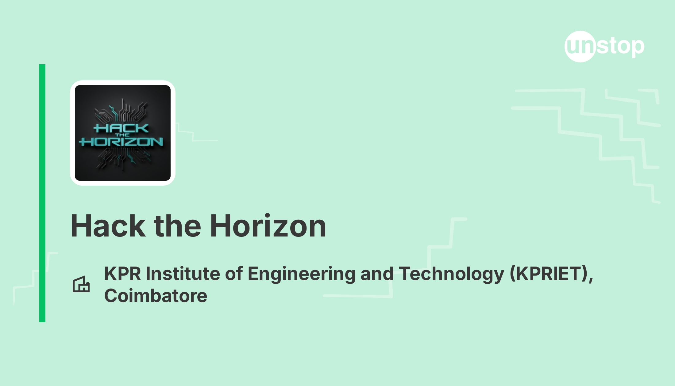 HACK THE HORIZON - 2025 // Unstop