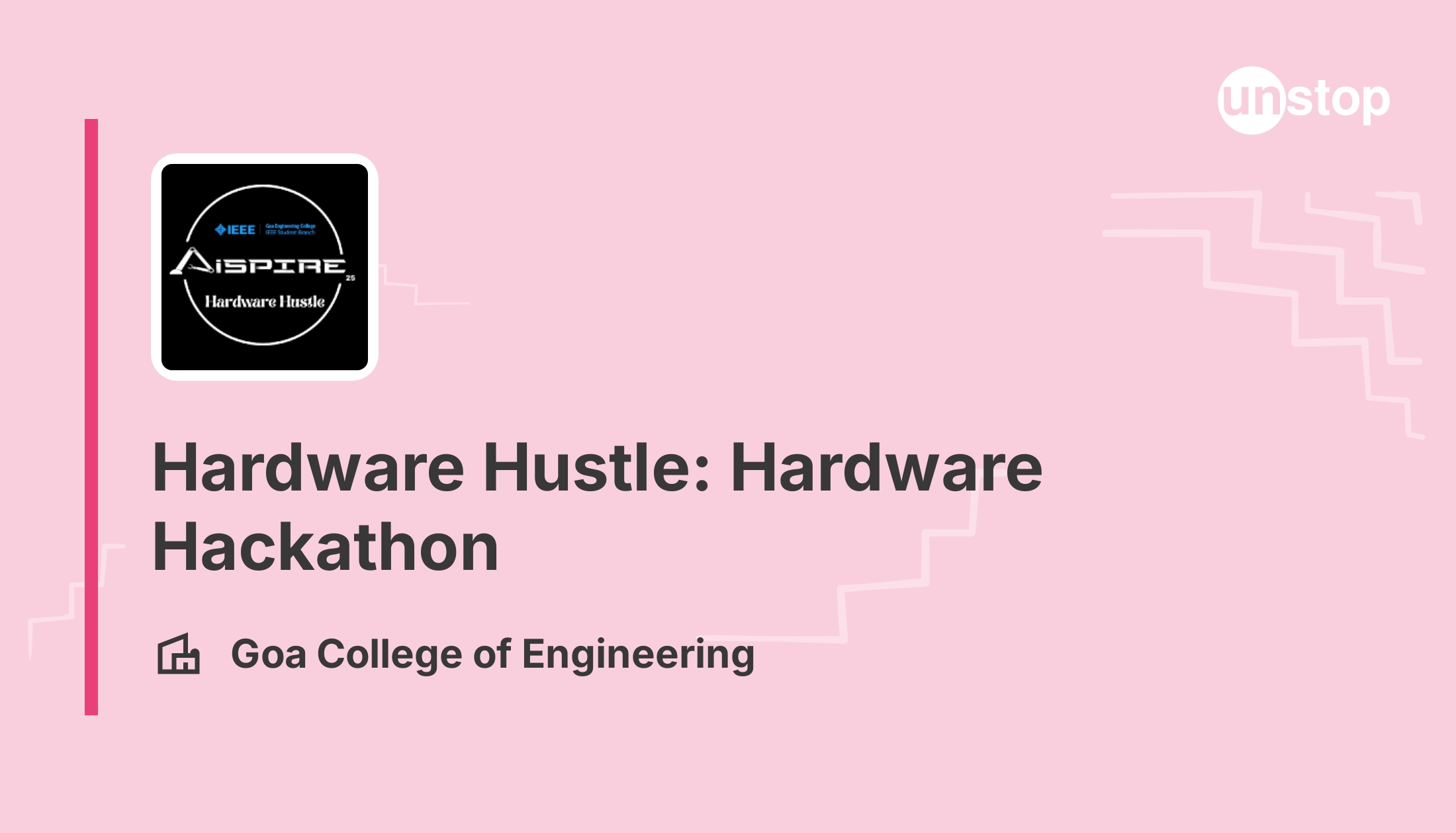 Hardware Hackathon - 2025 // Unstop