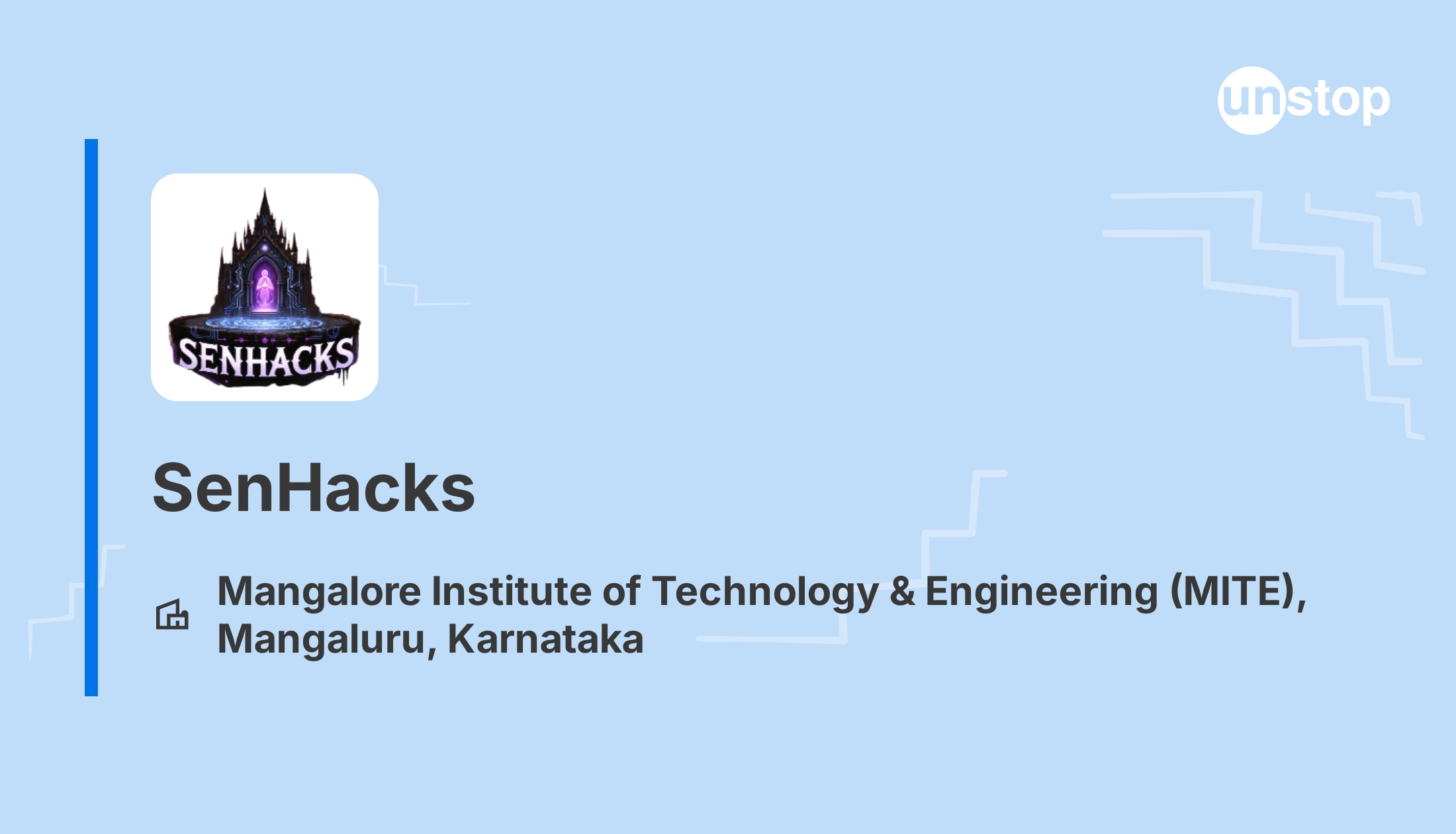 SenHacks 25 - 2025 // Unstop