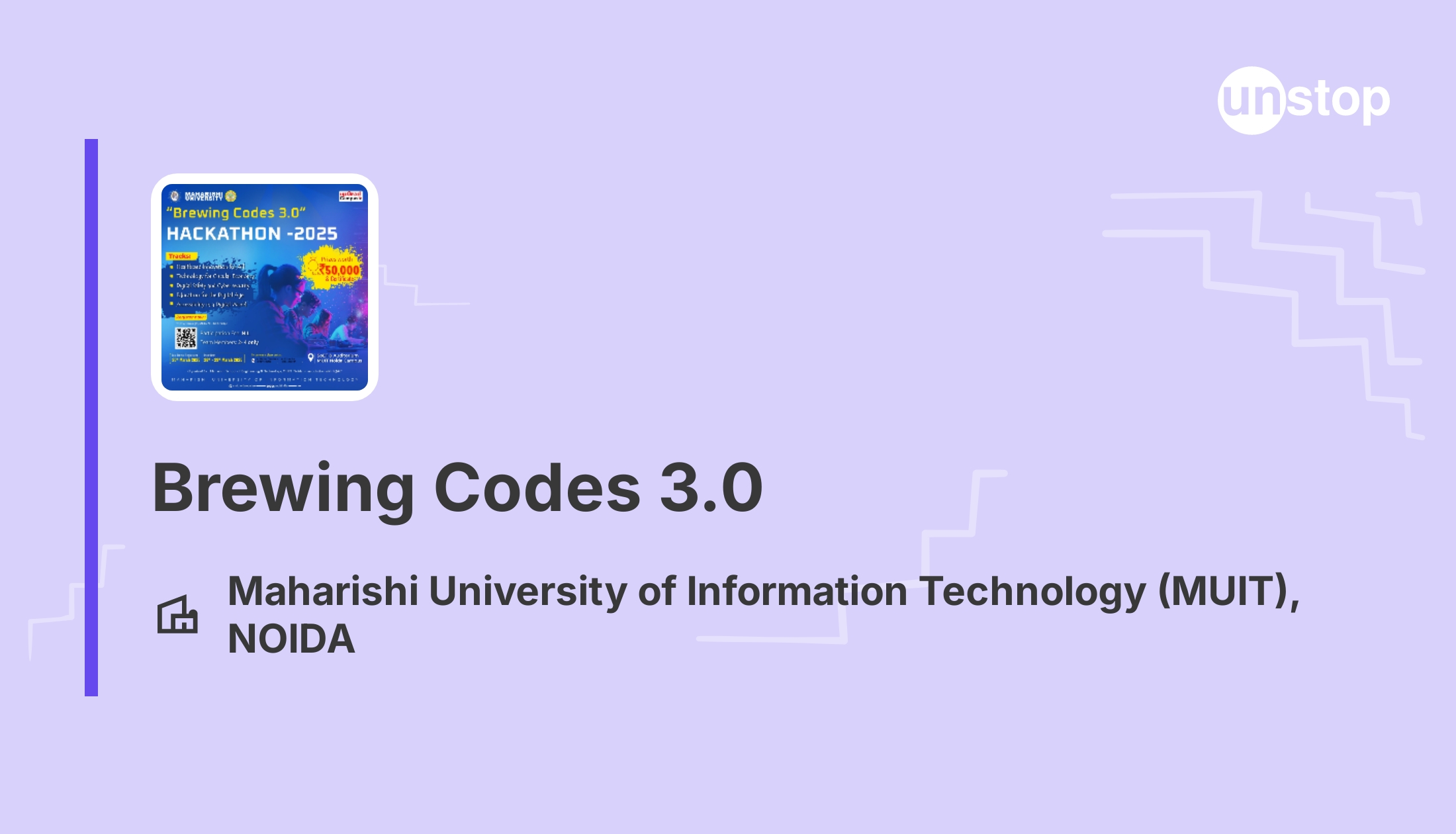 Brewing Codes 3.0 - 2025 // Unstop