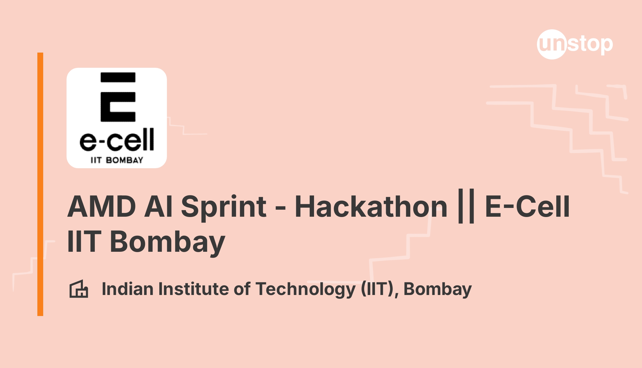AMD AI SPRINT: HACKATHON || Entrepreneurship Cell, IIT Bombay - 2025 // Unstop