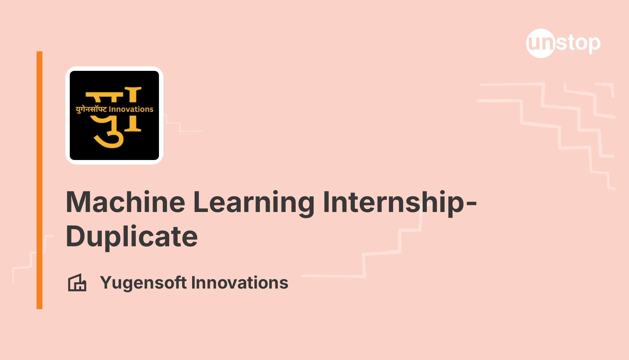 Machine Learning Internship-Duplicate - Yugensoft Innovations // Unstop