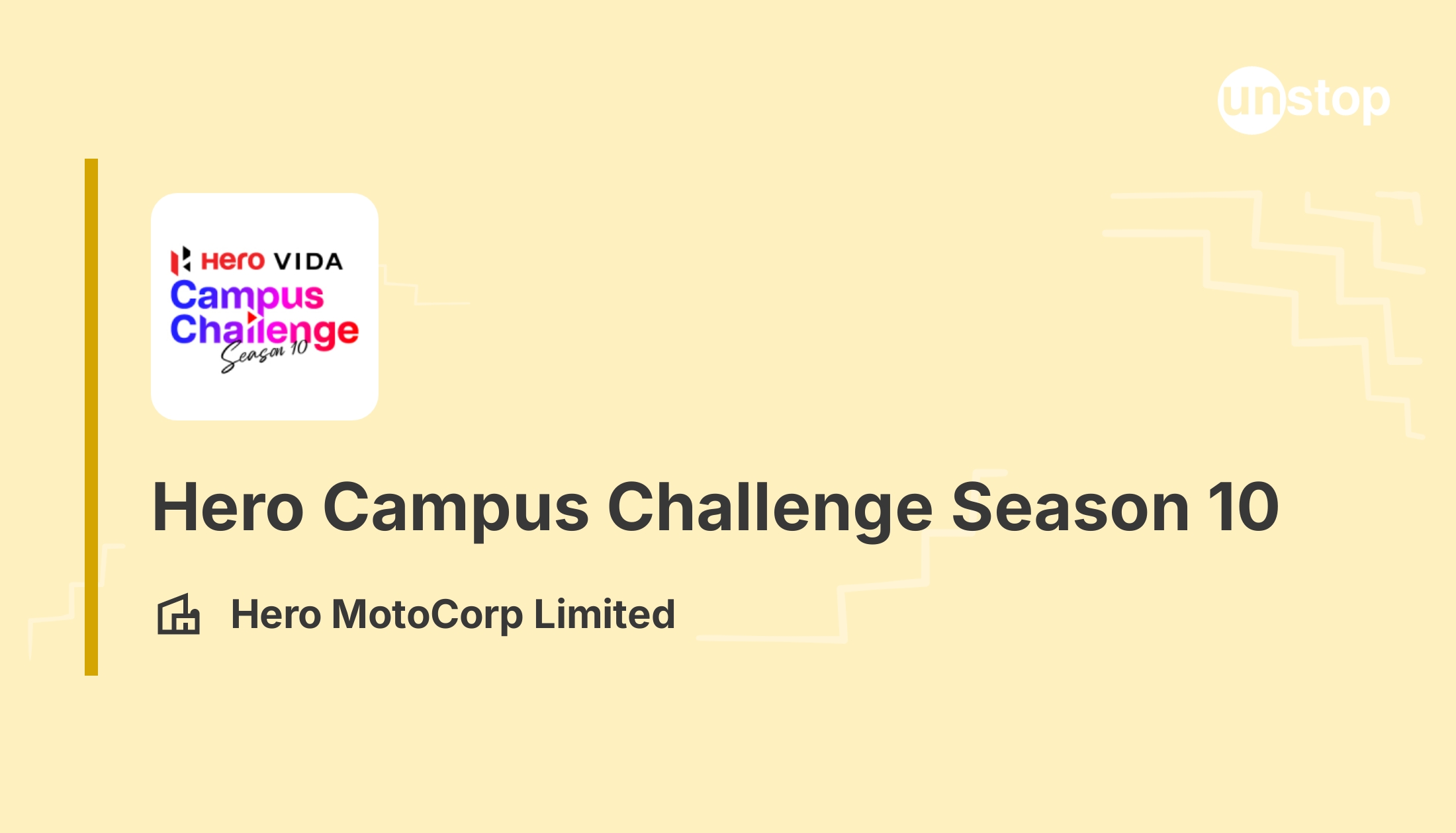 Hero Campus Challenge Season 10 - 2025 // Unstop