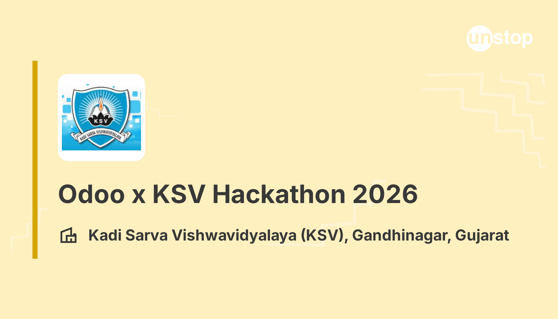 Odoo x KSV Hackathon - 2026