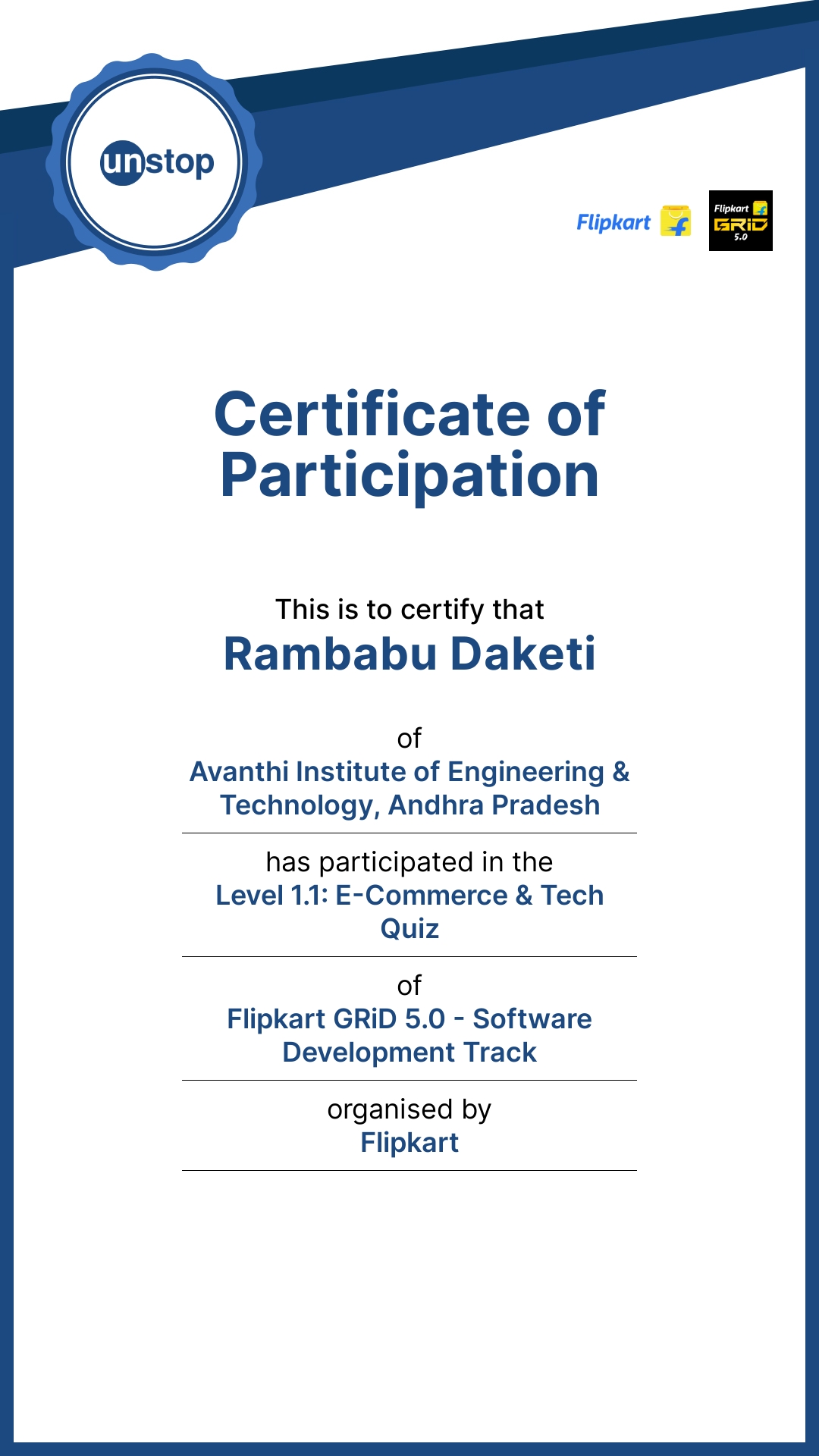 DAKETI RAMBABU - Associate Consultant at Voxai IT Solutions | LinkedIn