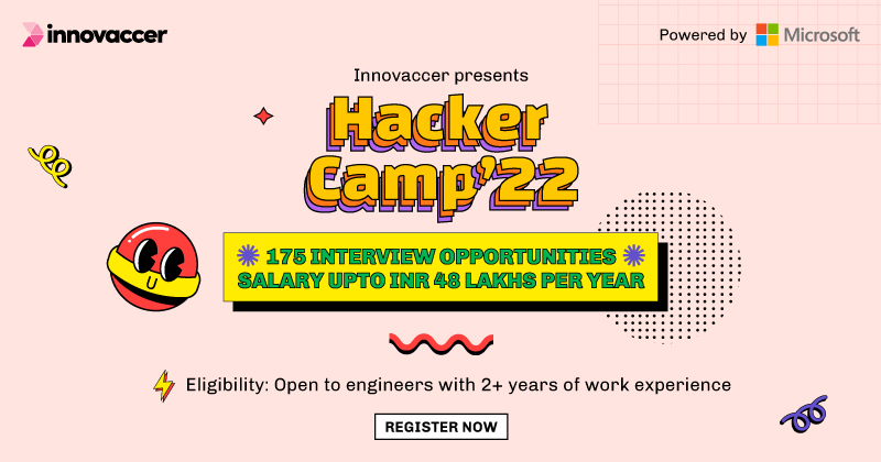 Innovaccer's HackerCamp'22 powered by Microsoft by Innovaccer! // Unstop (formerly Dare2Compete)