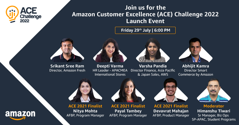Amazon Customer Excellence (ACE) Challenge 2022: Launch Event! // Unstop (formerly Dare2Compete)