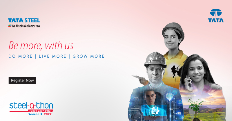 Tata Steel's Steel-a-thon 2022 // Unstop (formerly Dare2Compete)