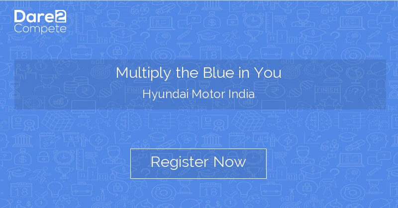 Multiply the Blue in You by Hyundai Motor India! // Unstop (formerly Dare2Compete)