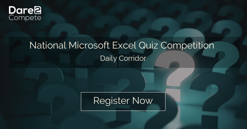 National Microsoft Excel Quiz by Daily Corridor! // Unstop (formerly Dare2Compete)