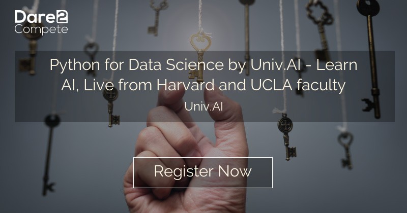 100% Scholarship for Python for Data Science by Univ.AI - Learn AI ...