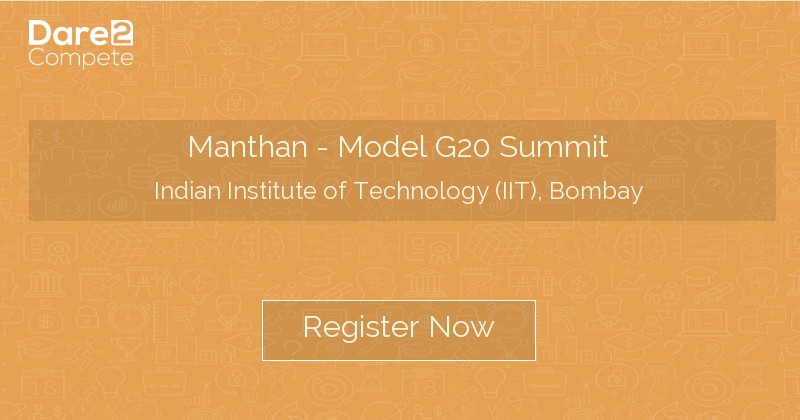 Manthan - Model G20 Summit by Indian Institute of Technology (IIT ...