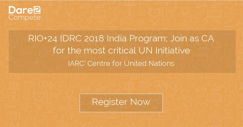 RIO+24 IDRC 2018 India Program; Join as CA for the most critical UN ...