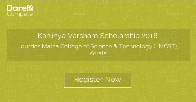 Karunya Varsham Scholarship 2018 by Lourdes Matha College of Science ...