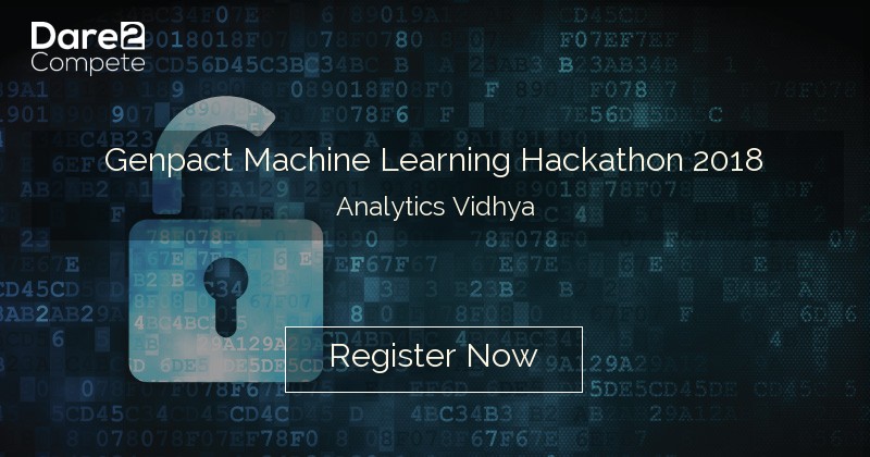 Genpact Machine Learning Hackathon 2018 by Analytics Vidhya! // Unstop ...