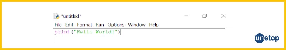 Python Idle A Beginners Guide With Images And Codes Unstop
