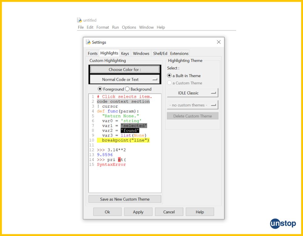 Python Idle A Beginner S Guide With Images And Codes Unstop
