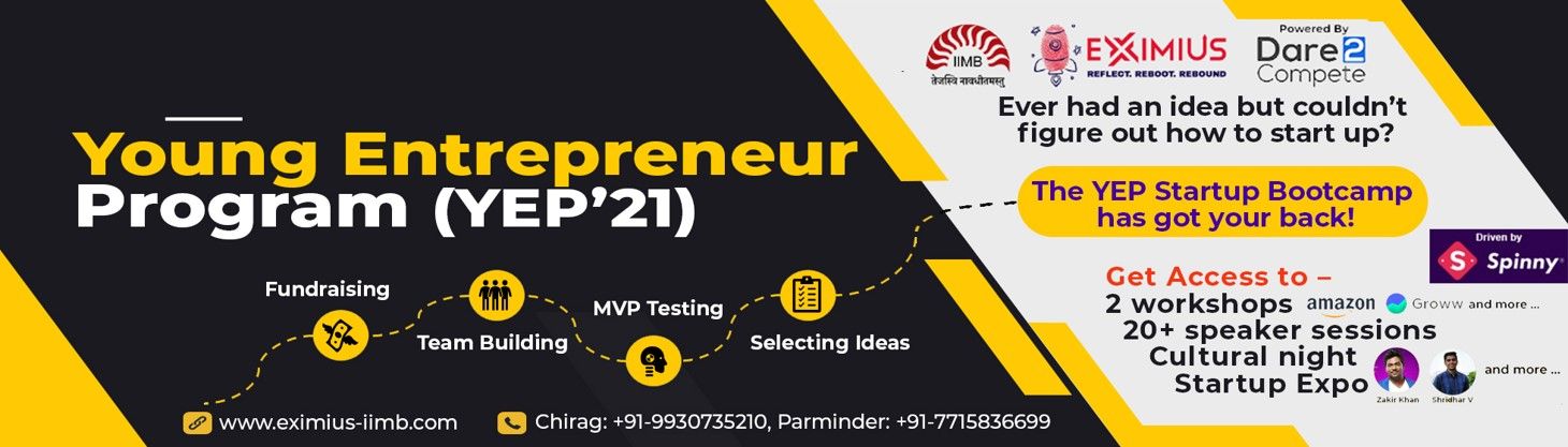 Young Entrepreneur Program (YEP)! // Unstop (formerly Dare2Compete)