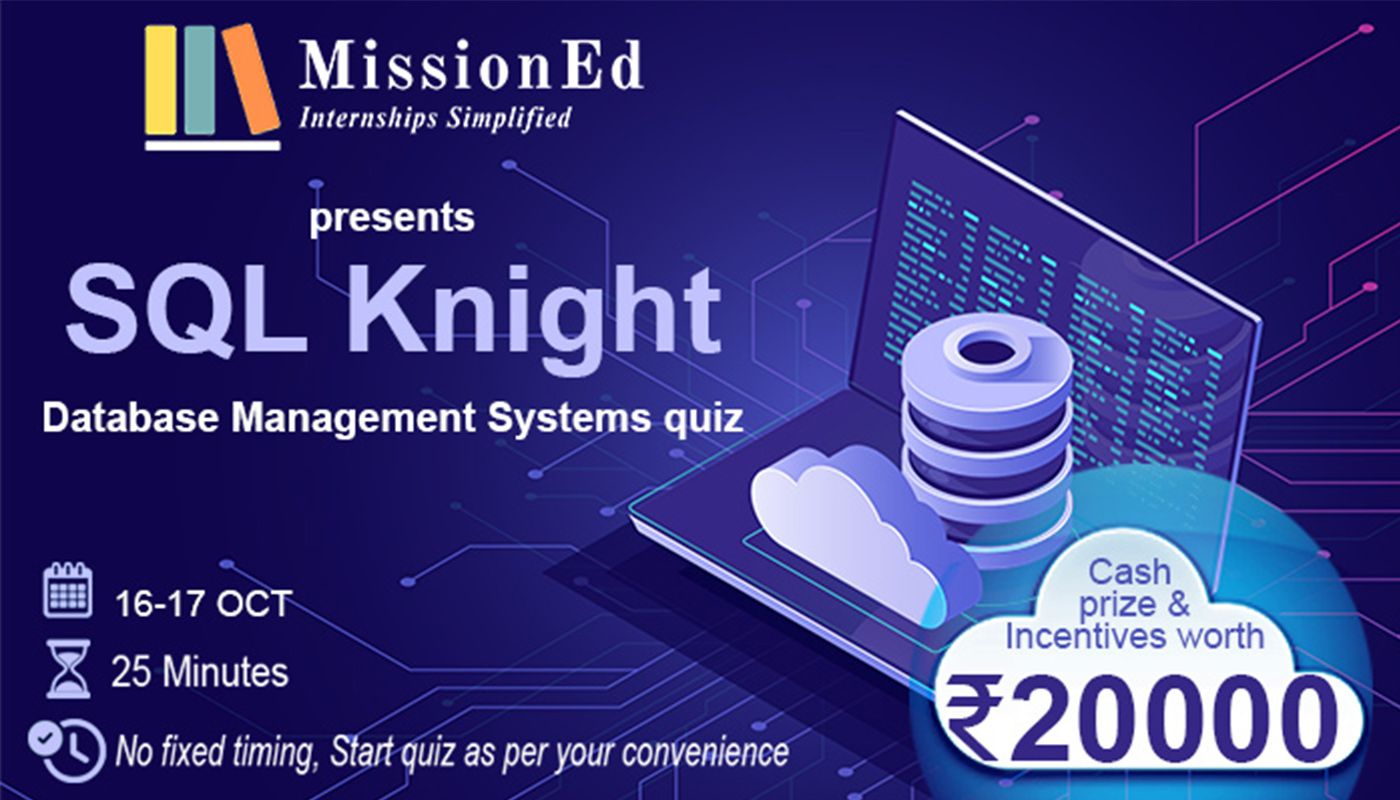 SQL Knight | A Database Management System Quiz by MissionEd! // Unstop ...