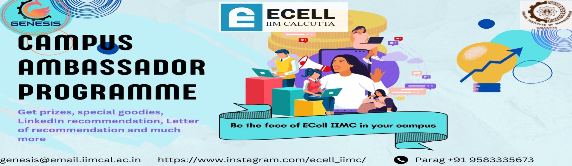 Campus Ambassador Program - E-Cell, IIM Calcutta by Indian Institute of Management (IIM ...