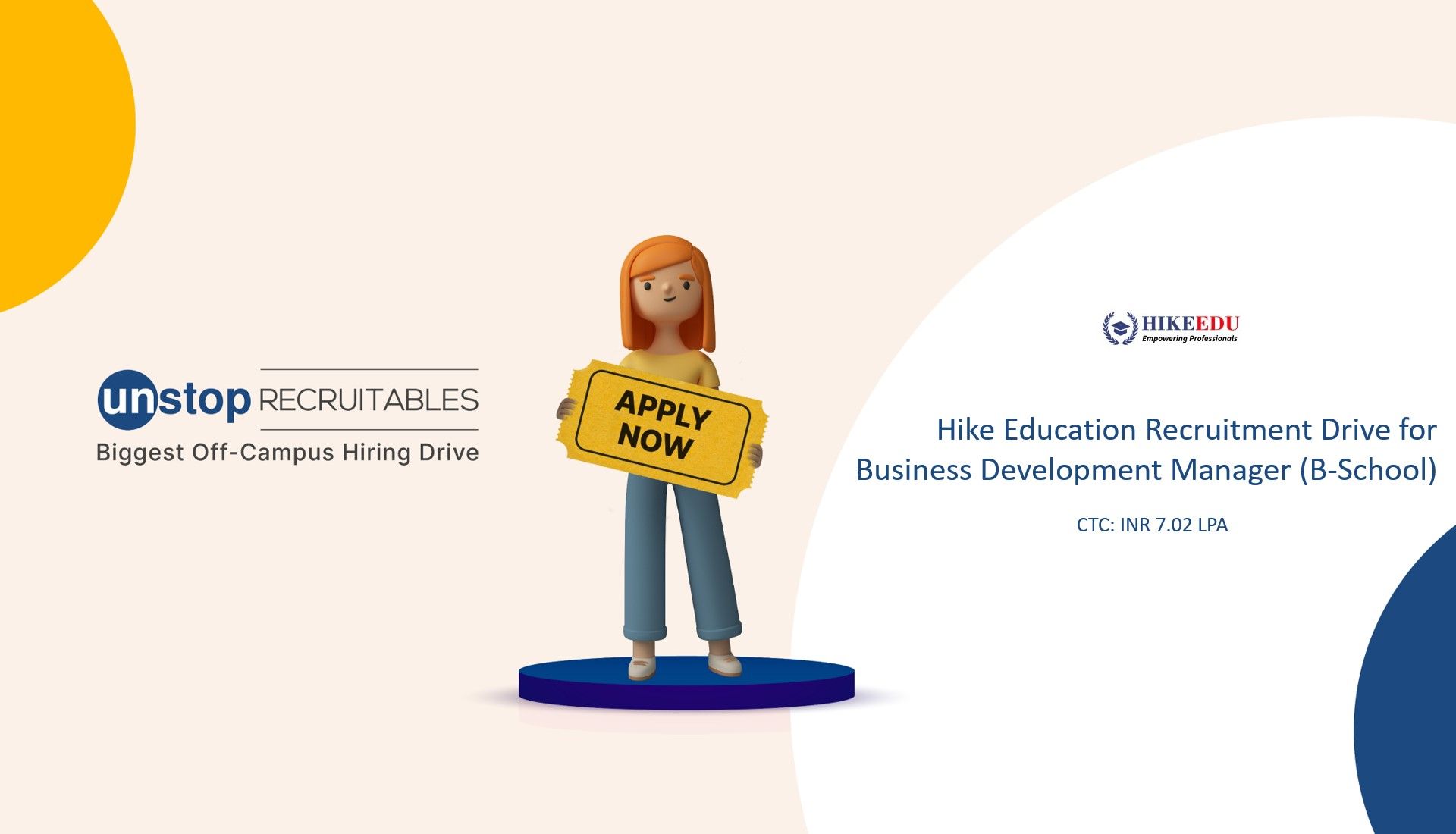 Hike Education Recruitment Drive Via Unstop Recruitables Business Development Manager B