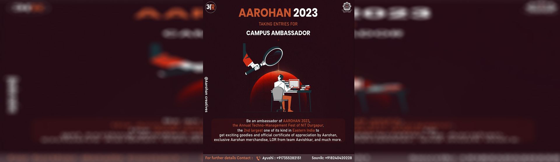 Campus Ambassador Program, Aarohan - 2023 by National Institute of ...