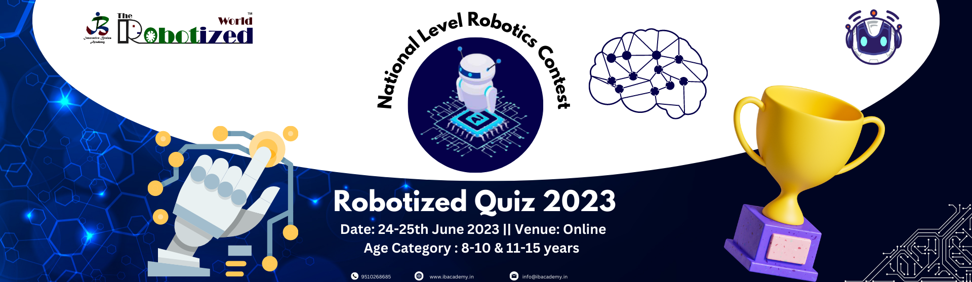 Rq 2023 National Level Robotics Quiz Contest 6 10 Years By Iba The Robotized World 