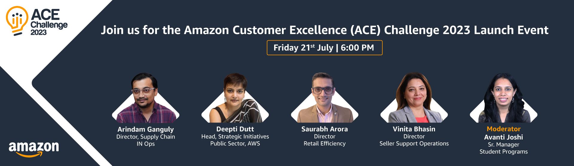 Amazon Customer Excellence (ACE) Challenge 2023: Launch Event // Unstop ...