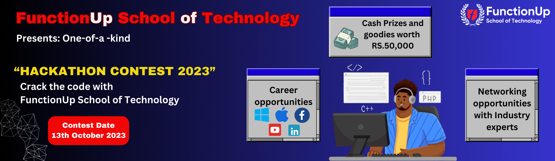 Game of Codes by FunctionUp School of Technology, Gurgaon! // Unstop (formerly Dare2Compete)