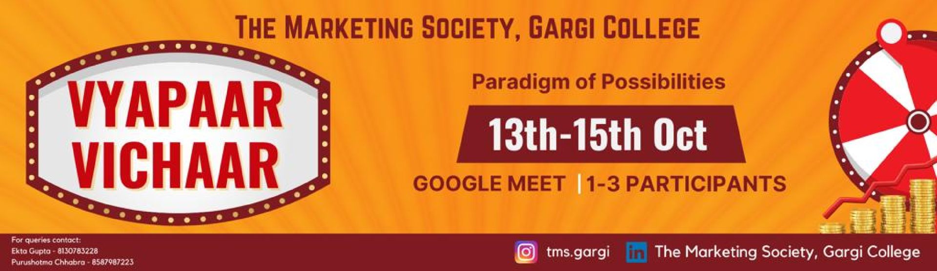 Vyapaar Vichaar by Gargi College, Delhi University, Delhi! // Unstop (formerly Dare2Compete)