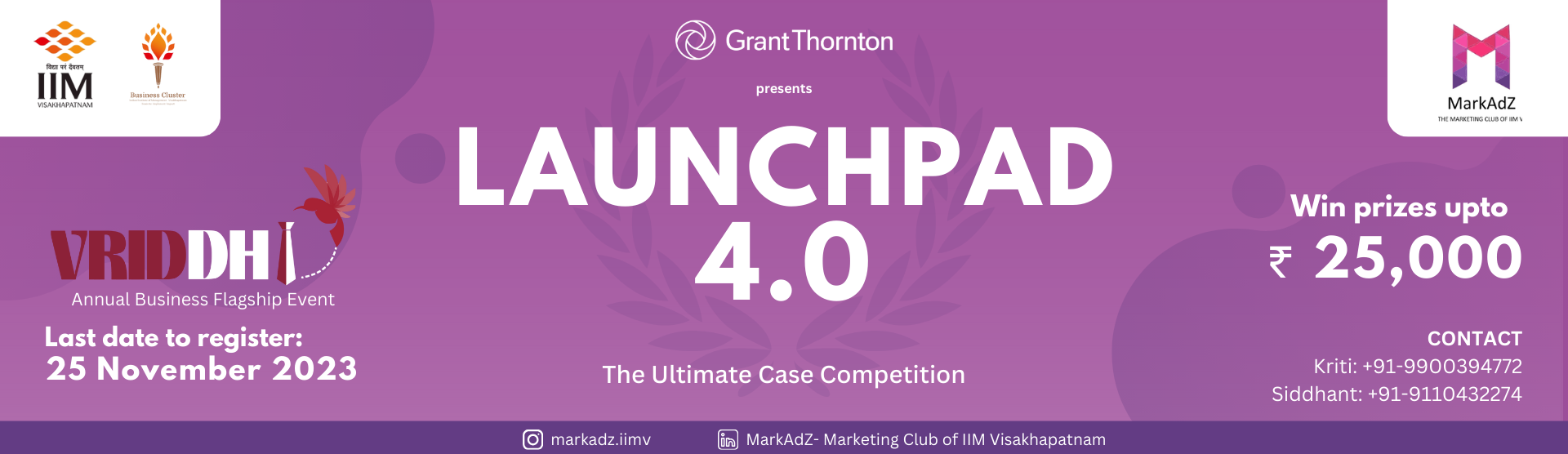 Launchpad 4.0 by Indian Institute of Management (IIM), Visakhapatnam ...