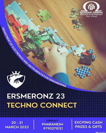 TechnoConnect - A technical connection event by Bannari Amman Institute of Technology, Tamil ...