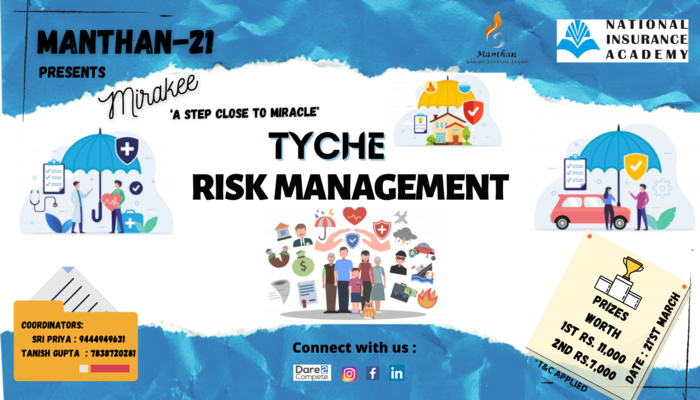 Tyche - Risk Management by National Insurance Academy (NIA), Pune ...