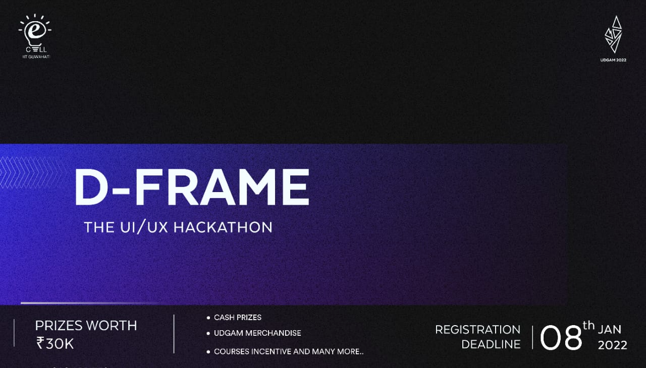 DFrame: The UI/UX Design Hackathon // Unstop (formerly Dare2Compete)