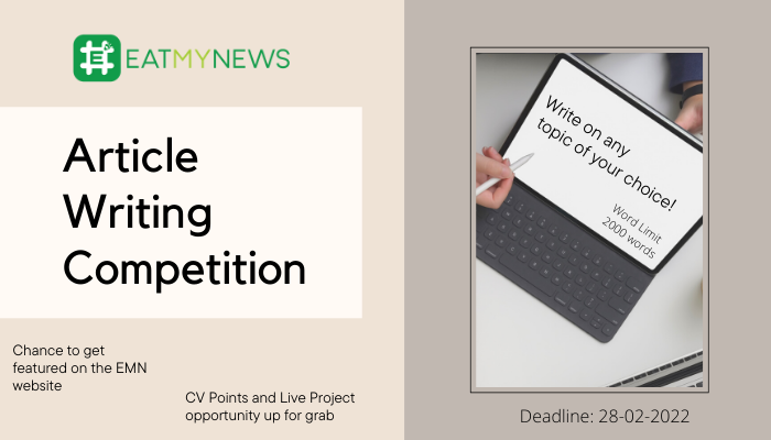 Article Writing Competition by Eat my news ! // Unstop (formerly ...