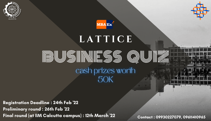 Lattice Business Quiz competition for All register now! and win 50000 // Unstop (formerly ...
