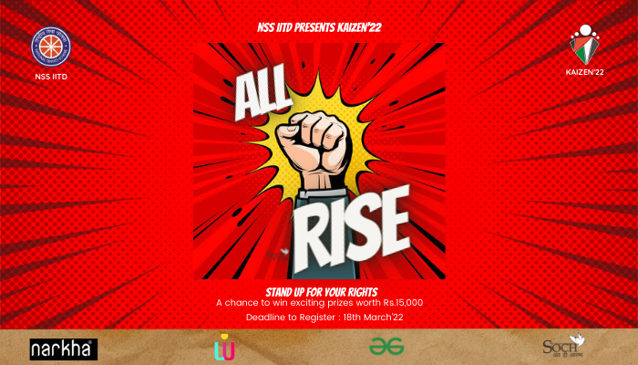 ALL RISE competition for All register now! and win 10000 // Unstop (formerly Dare2Compete)