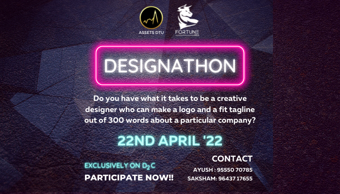 Designathon - Logo Design Competition by Delhi Technological University ...