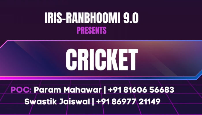 Cricket by Indian Institute of Management (IIM), Indore! // Unstop ...