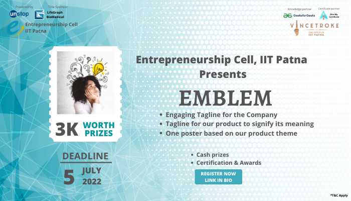 Emblem by Indian Institute of Technology (IIT), Patna! // Unstop ...