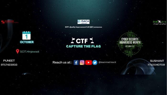 Capture The Flag (CTF) by Symbiosis Center for Information Technology (SCIT), Pune! // Unstop ...