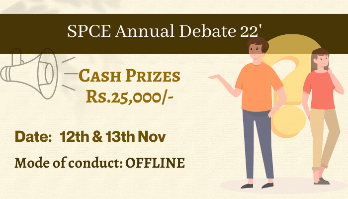 SPCE Annual Debate 2022 by Sardar Patel College of Engineering (SPCE ...