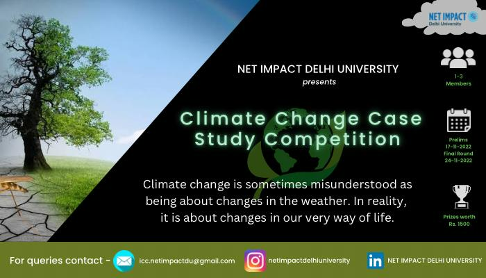 Climate Change Case Study Competition by Net Impact! // Unstop ...