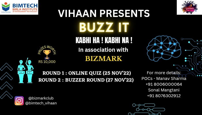 Buzz It - Kabhi Haan, Kabhi Naa by Birla Institute of Management Technology (BIMTECH), Greater ...