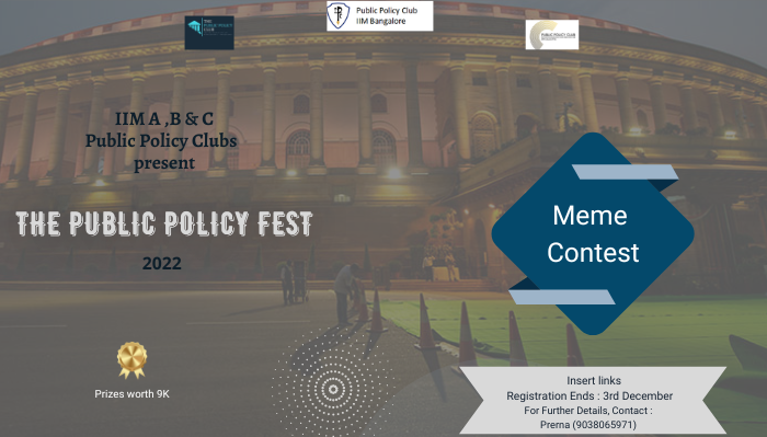 Policy Memes Contest by Indian Institute of Management (IIM), Calcutta ...