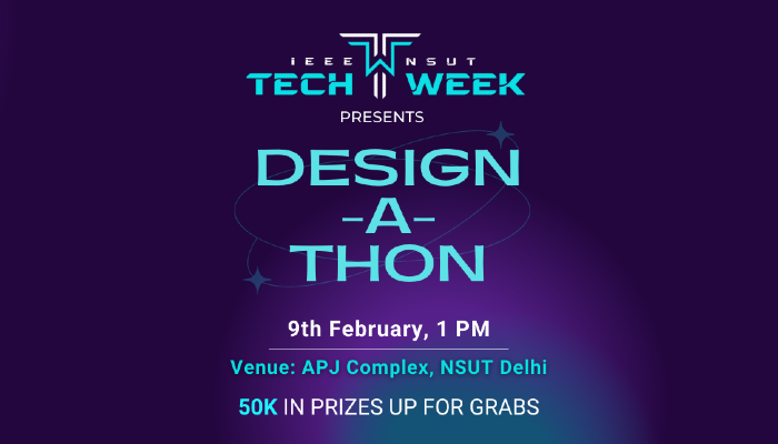 Design-A-Thon by Netaji Subhas University of Technology (NSUT), Delhi ...