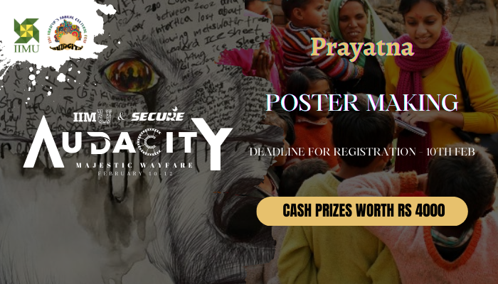 Poster Making by Indian Institute of Management (IIM), Udaipur ...