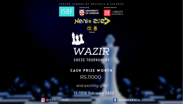 Wazir- Chess Competition by Indian School Of Business & Finance ...