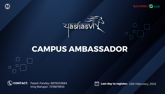 Campus Ambassador by Symbiosis Centre for Management and Human Resource Development (SCMHRD ...